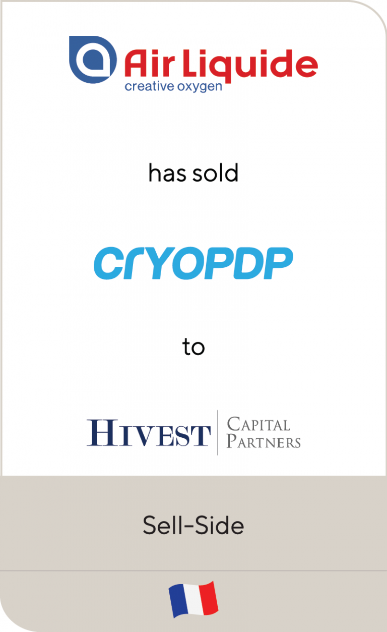 Air Liquide has sold CRYOPDP to Hivest Capital Partners - Lincoln ...