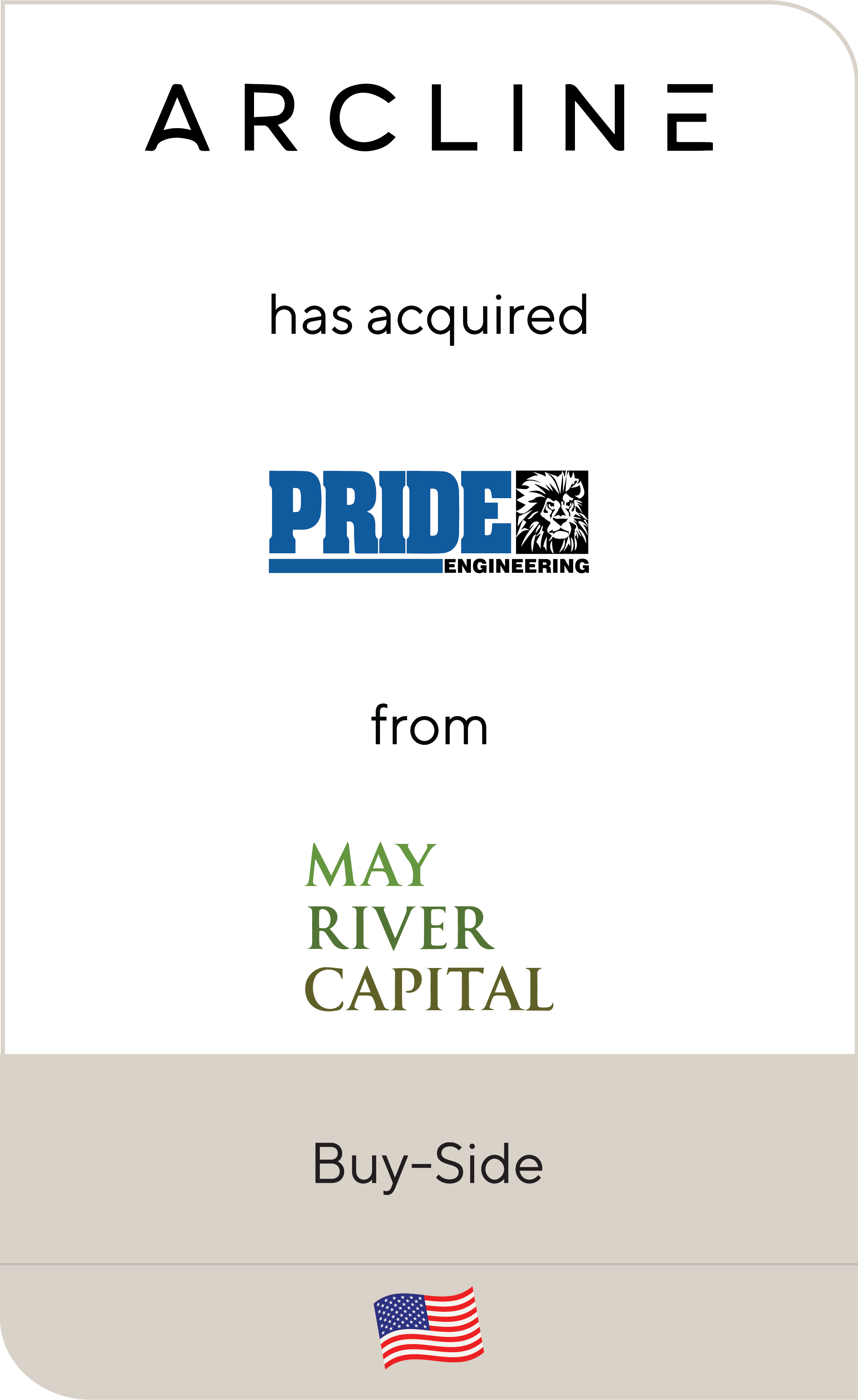 Arcline Investment Partners has acquired Pride Engineering from May ...