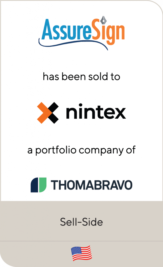 AssureSign has been sold to Nintex, a portfolio company of Thoma Bravo ...