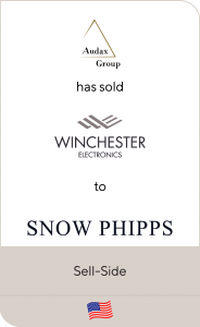 Audax Private Equity has sold Winchester Electronics to Snow Phipps ...