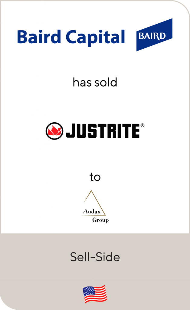 Baird Capital has sold Justrite to Audax Group - Lincoln International LLC
