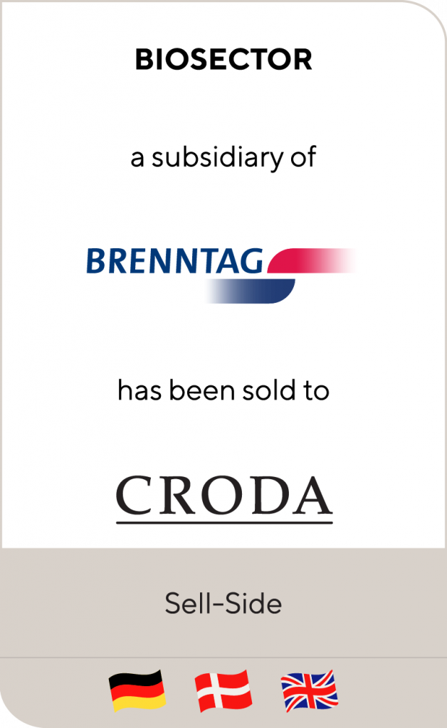 Biosector, a subsidiary of Brenntag, has been sold to Croda - Lincoln ...