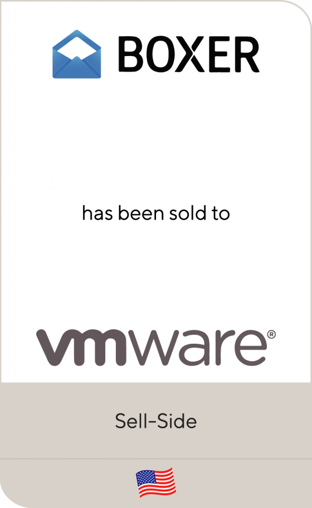 Boxer has been sold to VMware - Lincoln International LLC