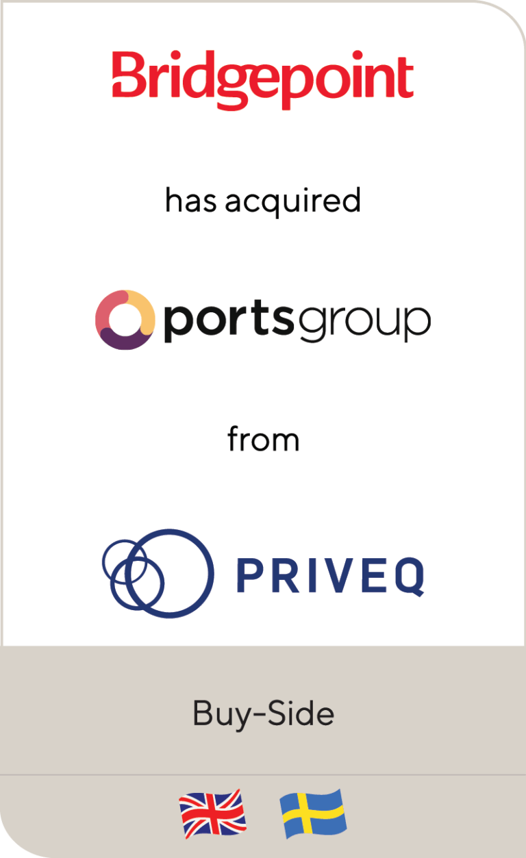 Bridgepoint Development Capital has acquired Ports Group from Priveq ...