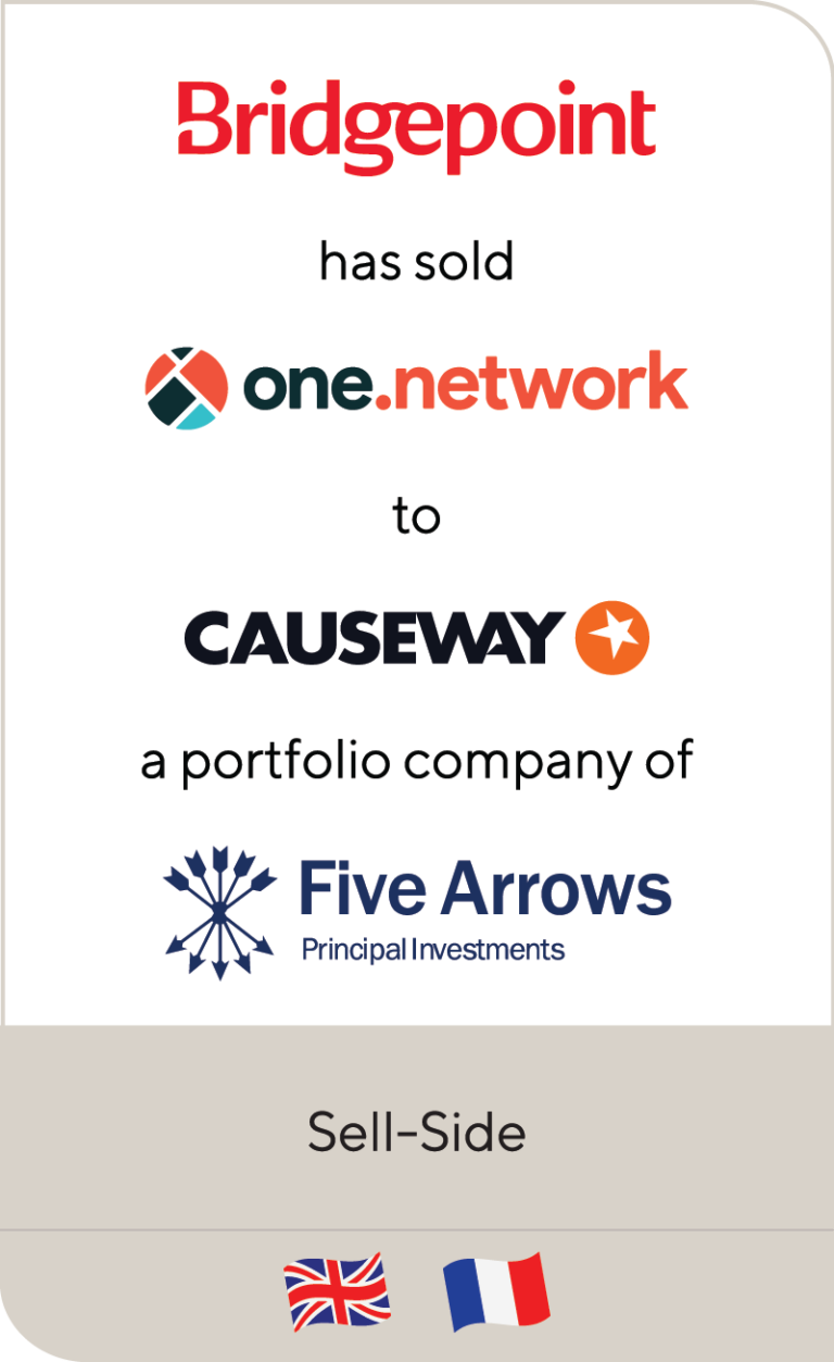 Bridgepoint has sold one.network to Causeway Technologies, a portfolio ...