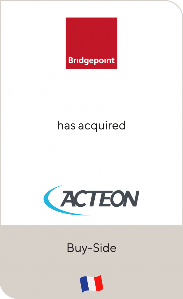 Bridgepoint Development Capital has acquired ACTEON Group - Lincoln ...