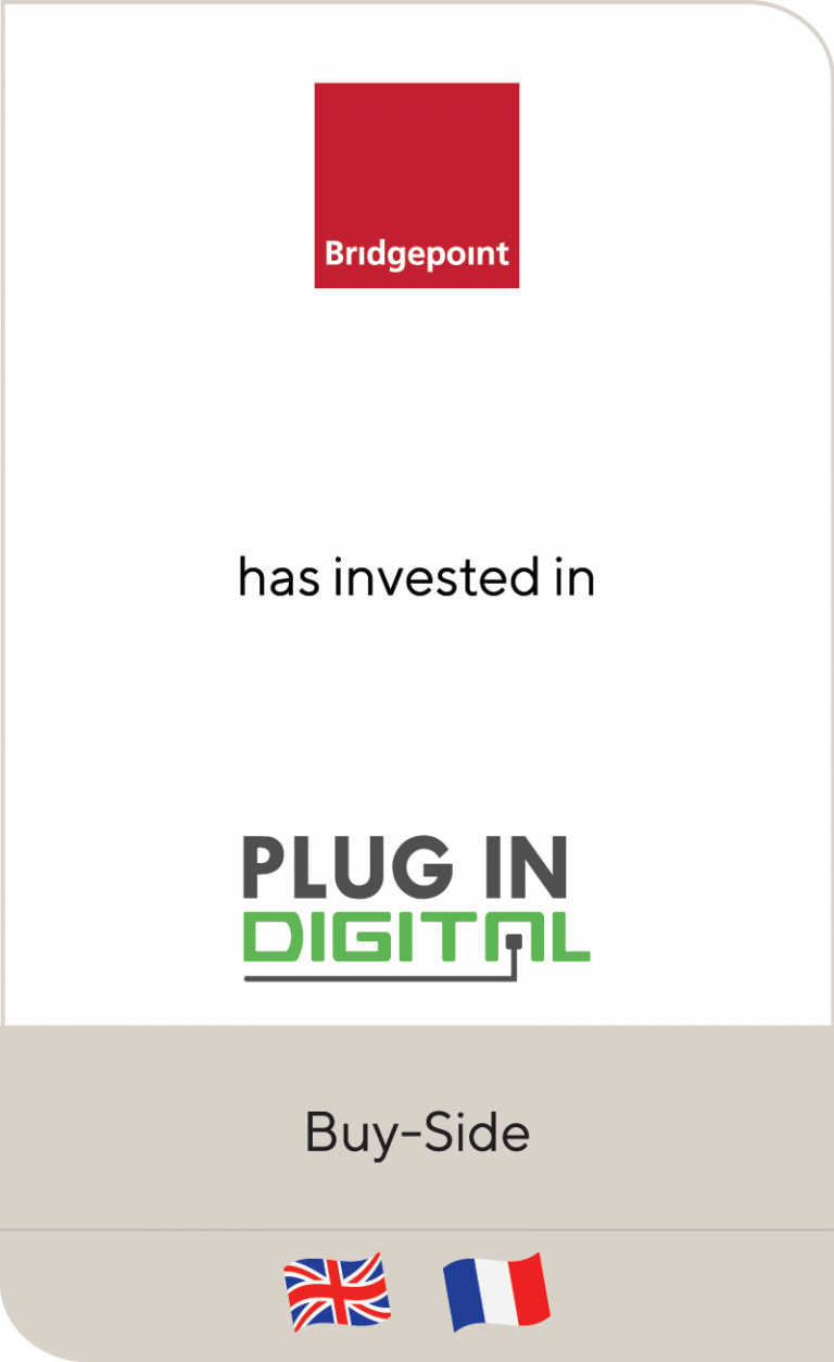 Bridgepoint Development Capital has invested in Plug In Digital ...