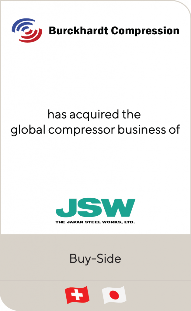 Burckhardt Compression has acquired global compressor business from The ...