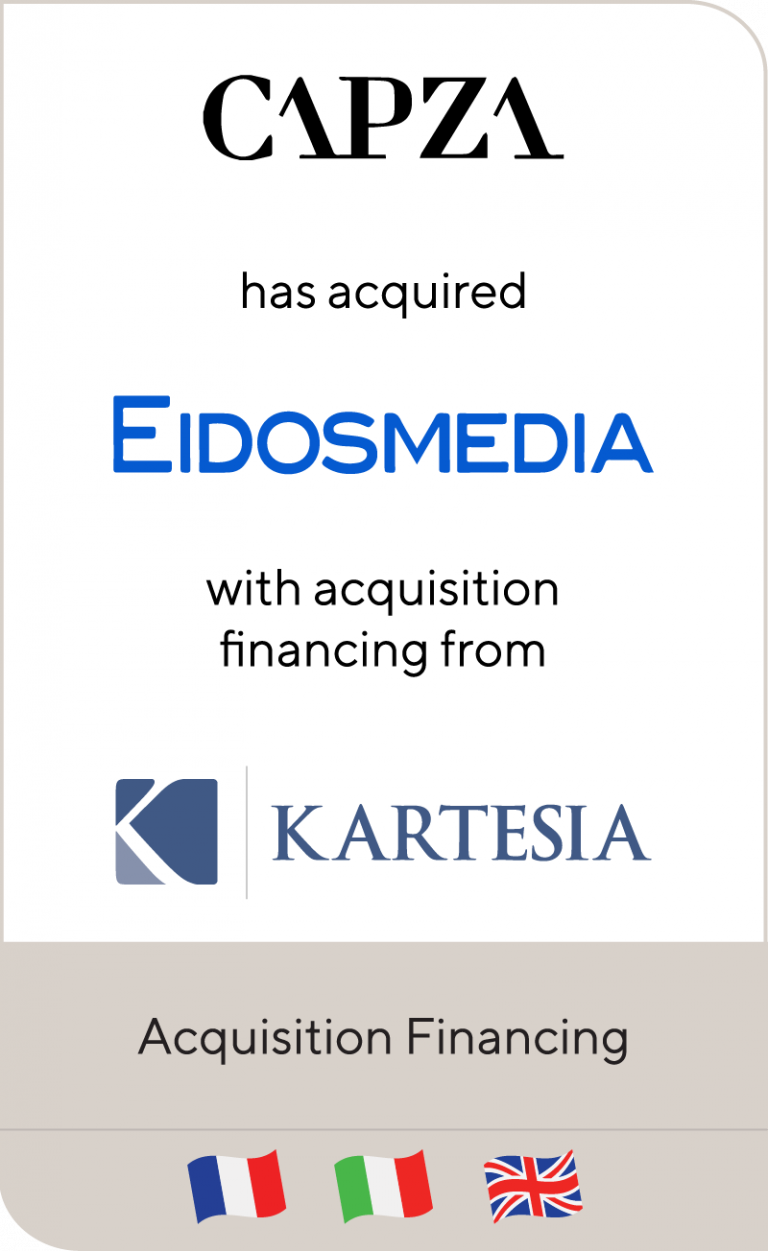 CAPZA has acquired Eidosmedia - Lincoln International LLC