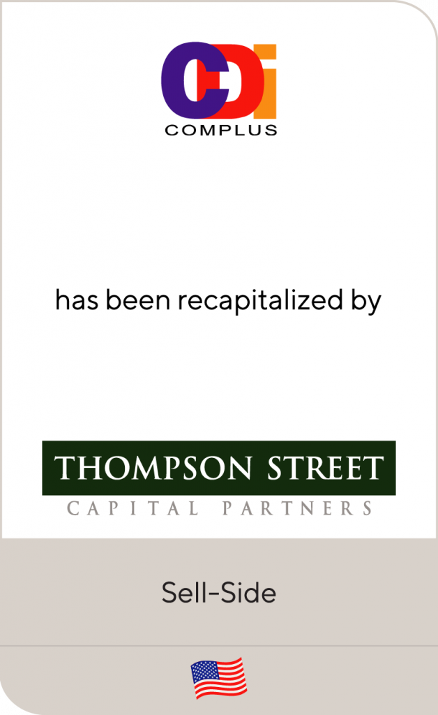 Complus Data Innovations has been recapitalized by Thompson Street ...