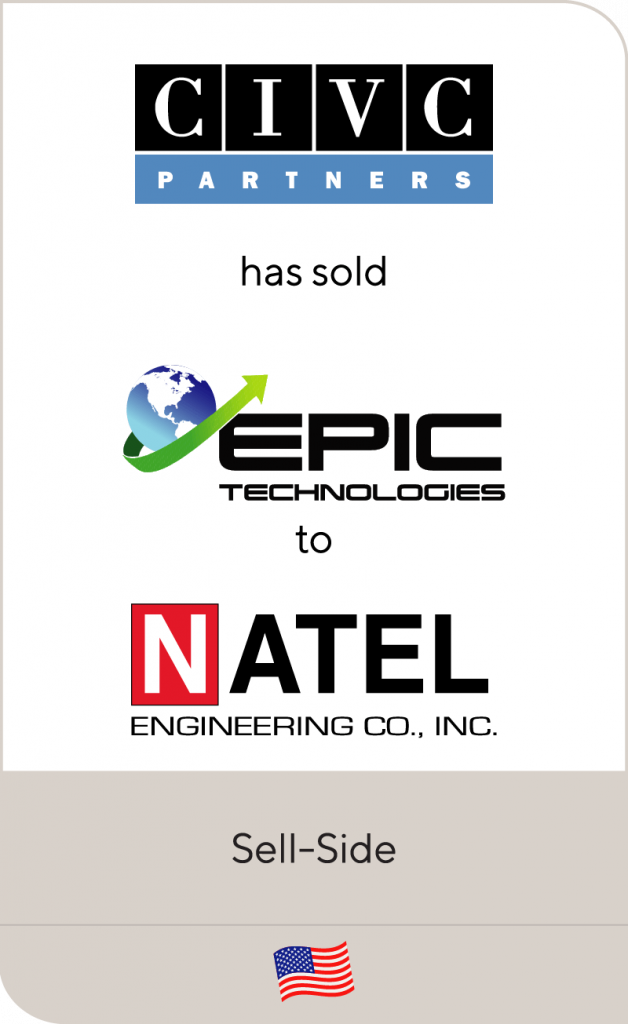 EPIC Technologies, a portfolio company of CIVC Partners, has been sold ...