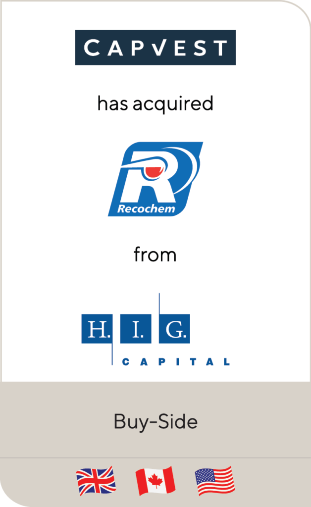CapVest has acquired Recochem from H.I.G. Capital - Lincoln ...