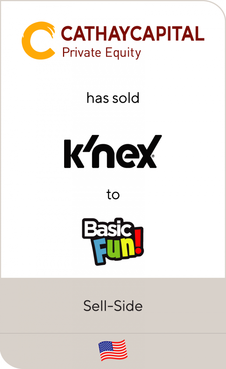 Cathay Capital has sold Basic Fun! to K'NEX Brands - Lincoln ...