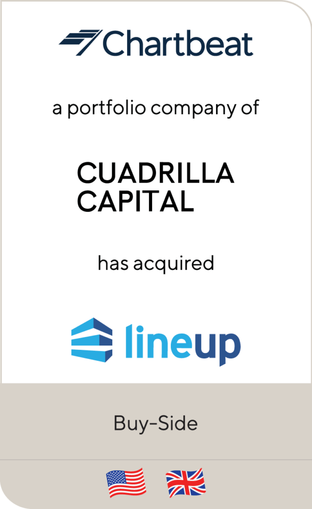 Chartbeat, a portfolio company of Cuadrilla Capital, has acquired ...