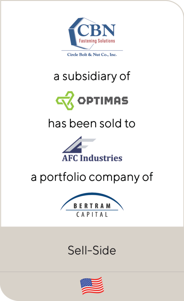 Circle Bolt & Nut, a subsidiary of Optimas, has been sold to AFC ...