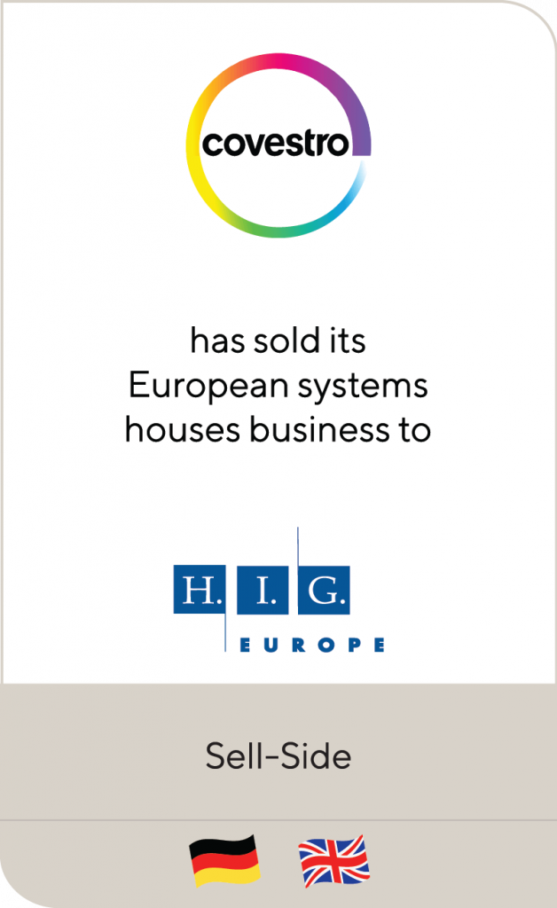 Covestro to sell its European polyurethane systems houses business to H ...