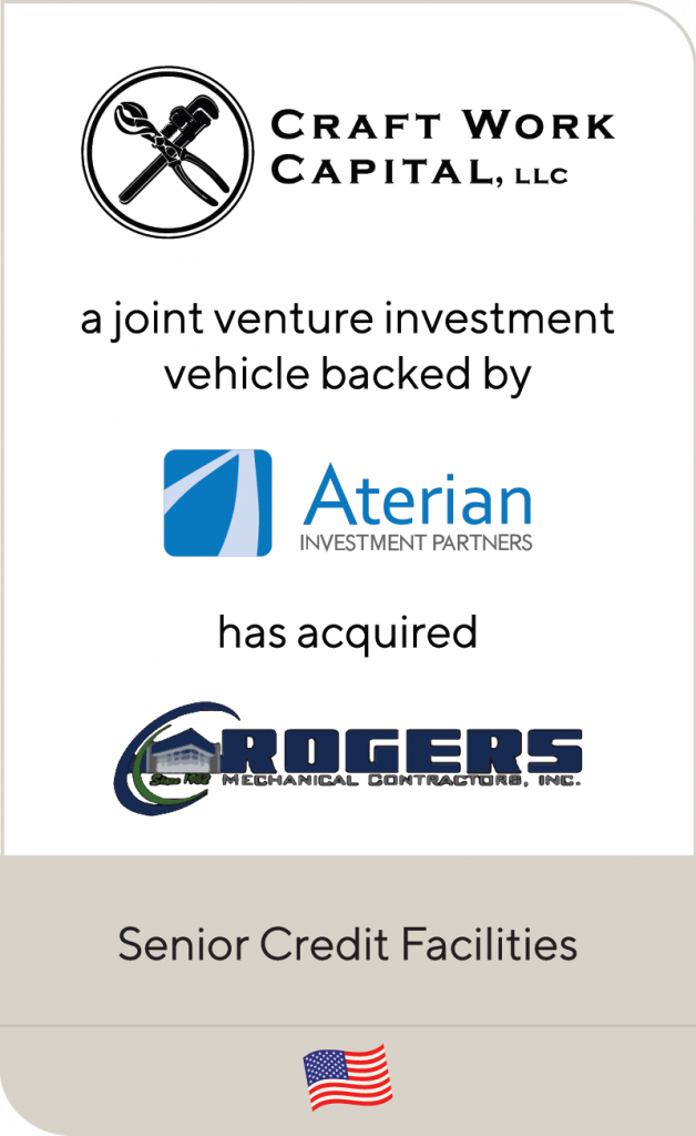 Craft Work Capital, LLC, a joint venture investment vehicle backed by ...