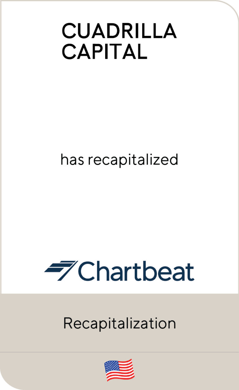 Cuadrilla Capital has recapitalized Chartbeat - Lincoln International LLC