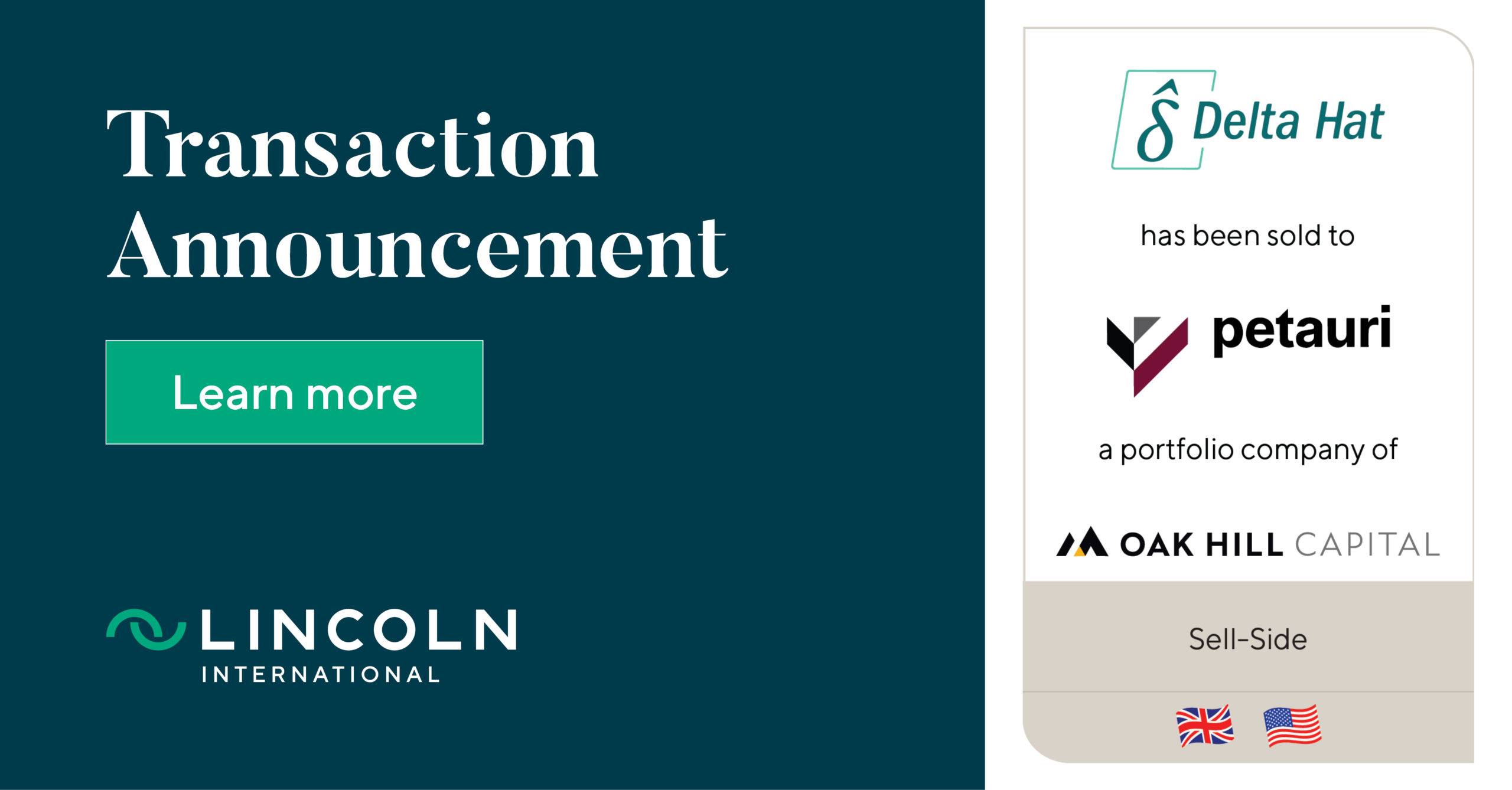 Delta Hat has been sold to Petauri, a portfolio company of Oak Hill ...