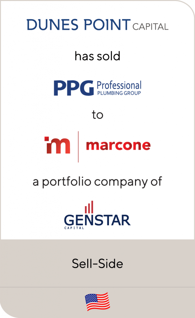 Dunes Point Capital, LP has sold Professional Plumbing Group to Marcone ...