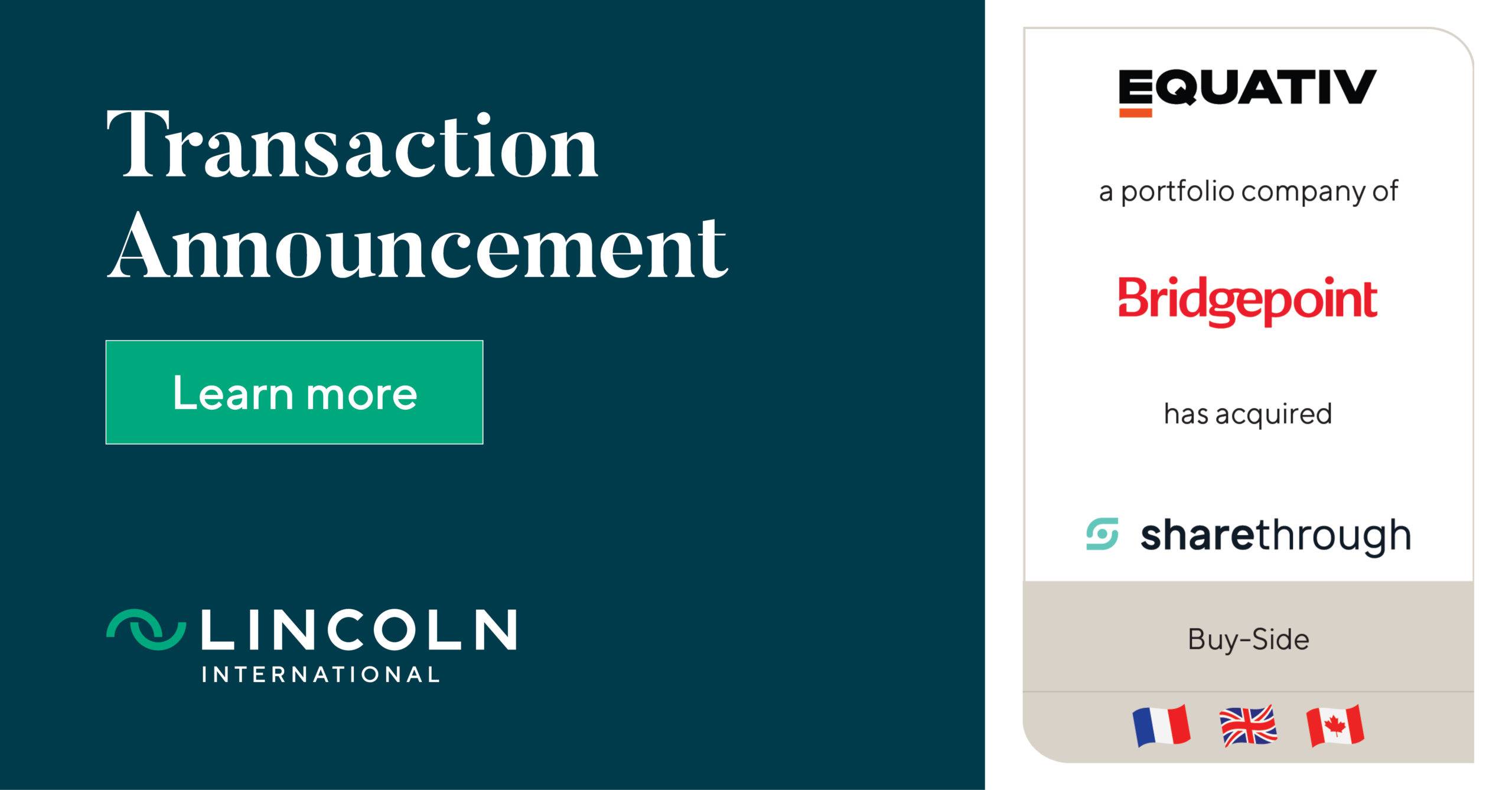 Equativ, a portfolio company of Bridgepoint Development Capital, has ...