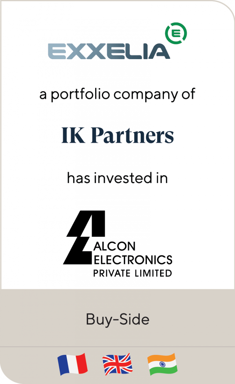 Exxelia, a portfolio company of IK Partners, invests in Alcon ...