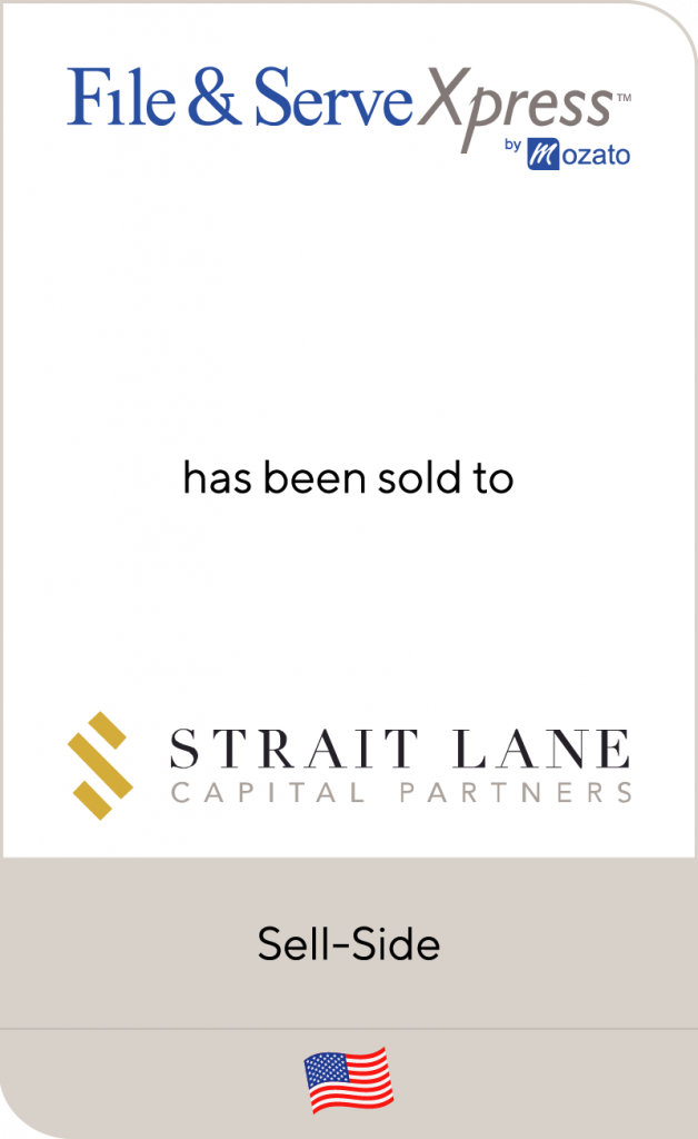 File & ServeXpress has been sold to Strait Lane Capital Partners ...