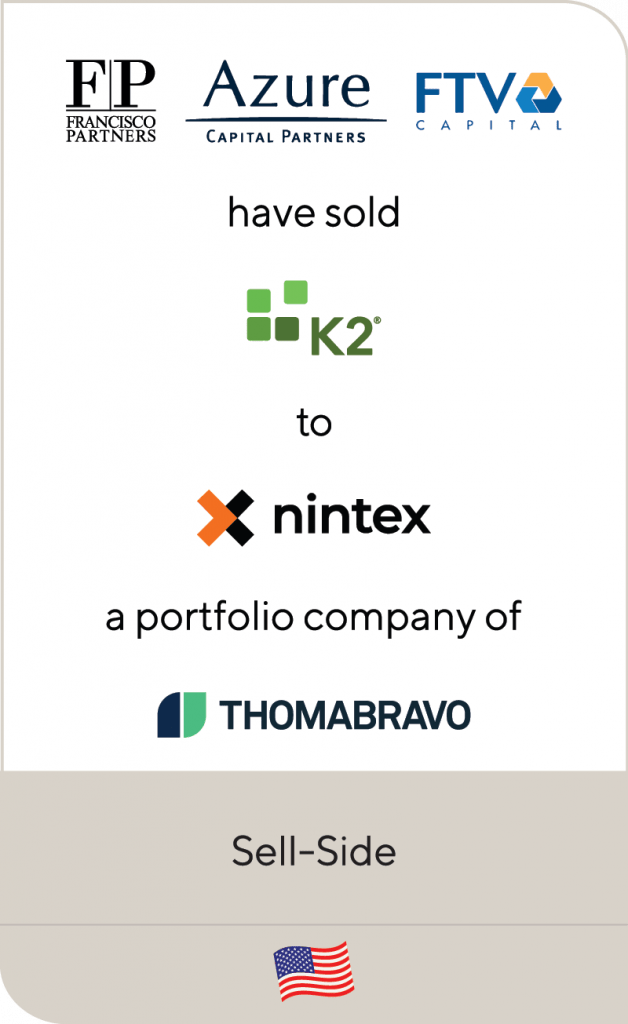 Francisco Partners, Azure Capital and FTV Management Company have sold ...