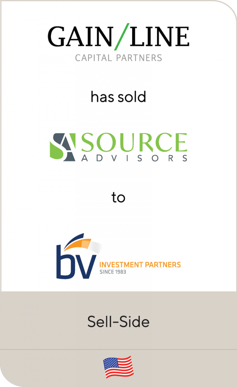 Gainline Capital Partners has sold Source Advisors to BV Investment ...