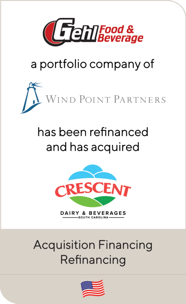 Gehl Food & Beverage, a portfolio company of Wind Point Partners, has ...