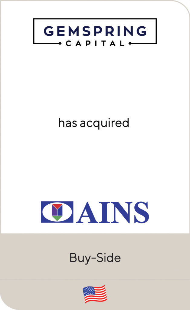 Gemspring Capital has acquired AINS - Lincoln International LLC
