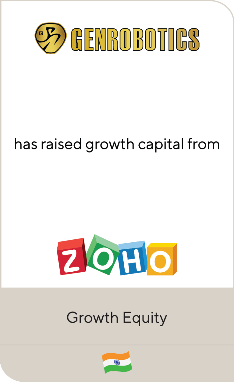 Genrobotics has raised growth capital from Zoho Corporation - Lincoln ...