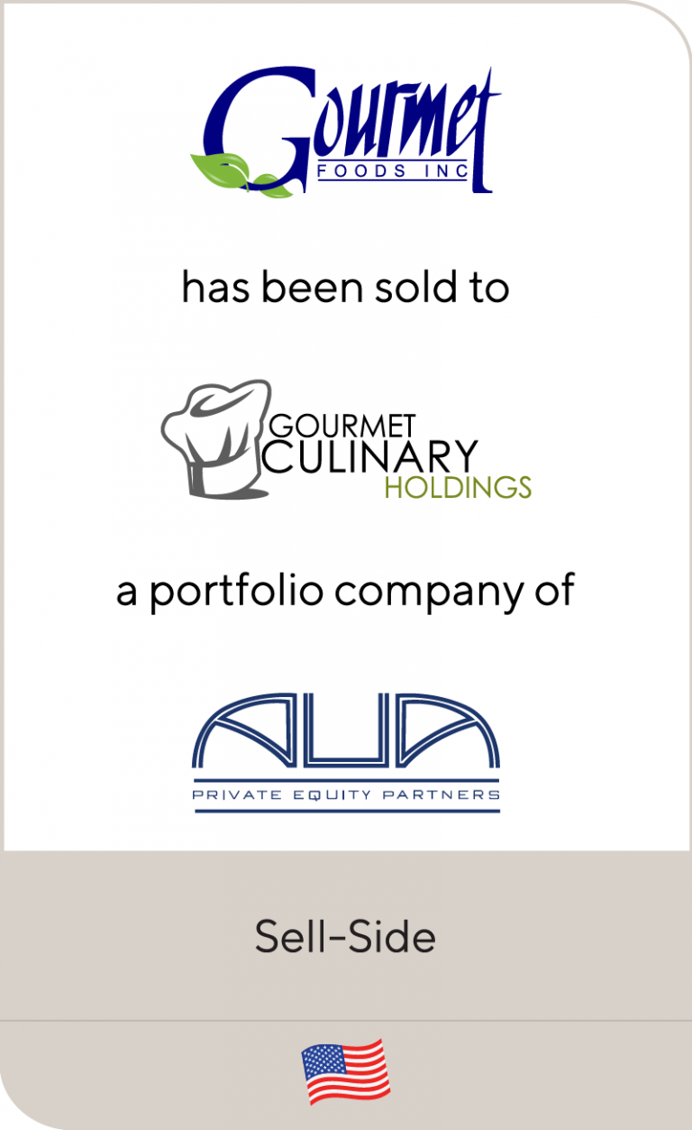 Gourmet Foods has been sold to Gourmet Culinary Holdings, a portfolio ...