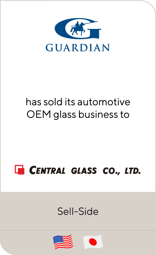 Guardian Industries has sold its automotive OEM glass business to ...