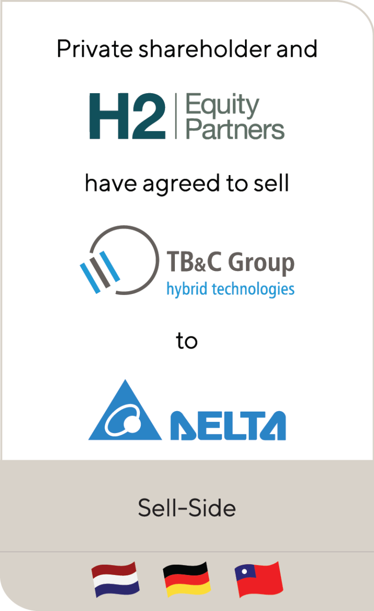 H2 Equity Partners has agreed to sell TB&C to Delta Electronics ...