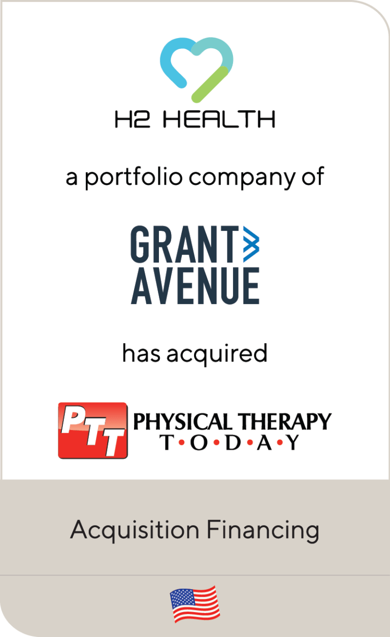 H2 Health, a portfolio company of Grant Avenue Capital, has acquired ...