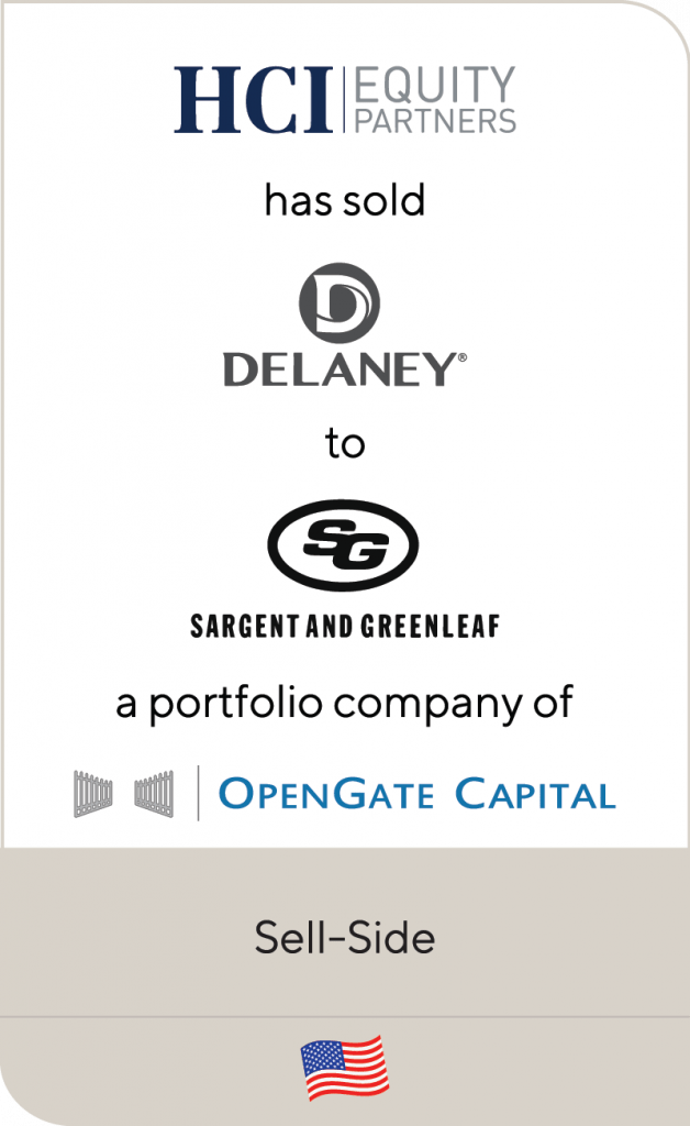 Delaney has been sold to Sargent & Greenleaf - Lincoln International LLC