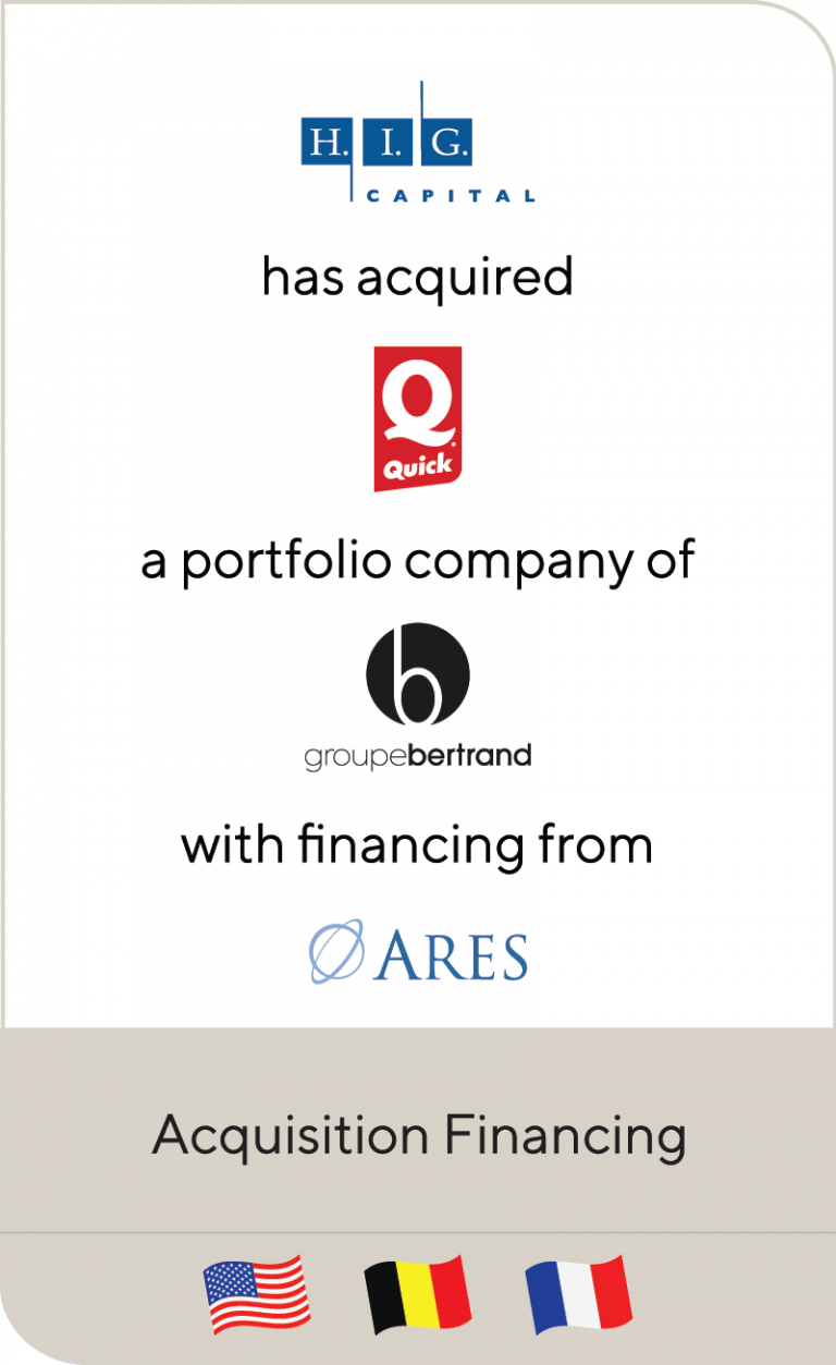 H.I.G. Capital has acquired Quick France Restaurants, a portfolio ...