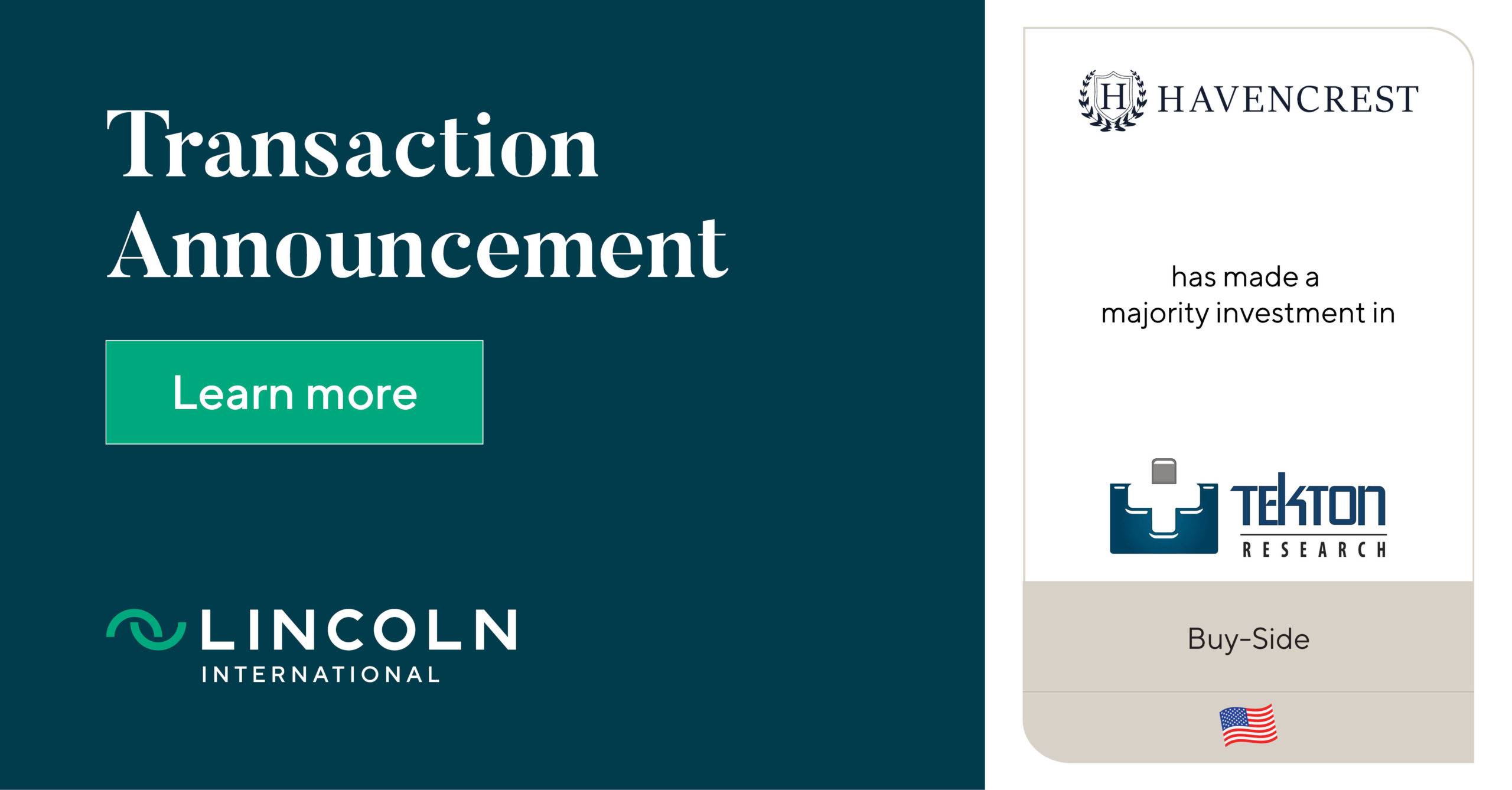 Havencrest Capital Management has made a majority investment in Tekton ...