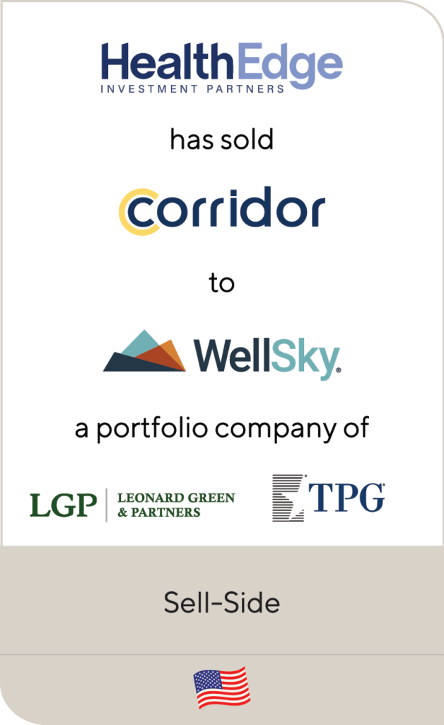 HealthEdge Investment Partners has sold Corridor to WellSky, a ...