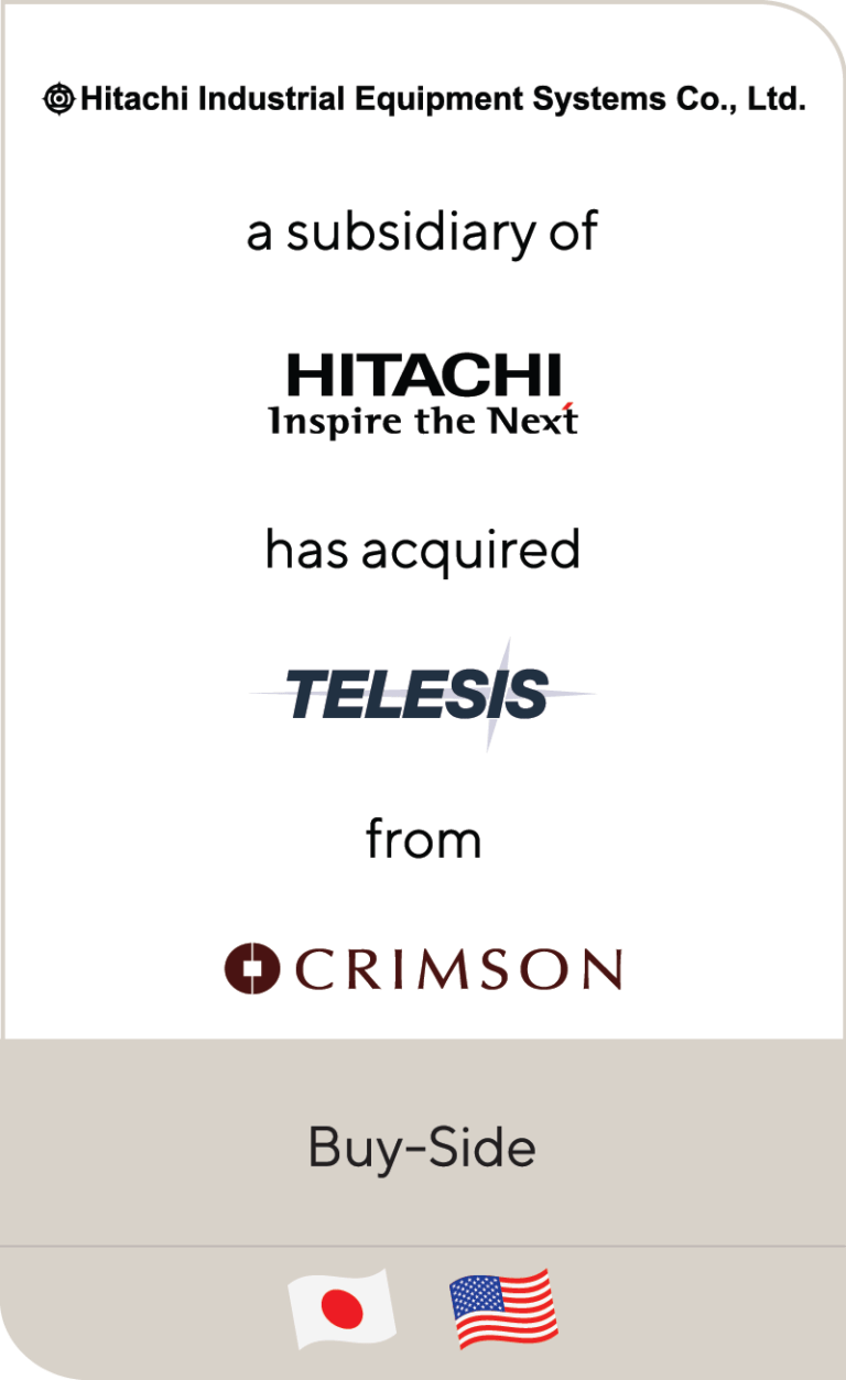 Hitachi Industrial Equipment Systems has acquired Telesis Technologies - Lincoln International LLC