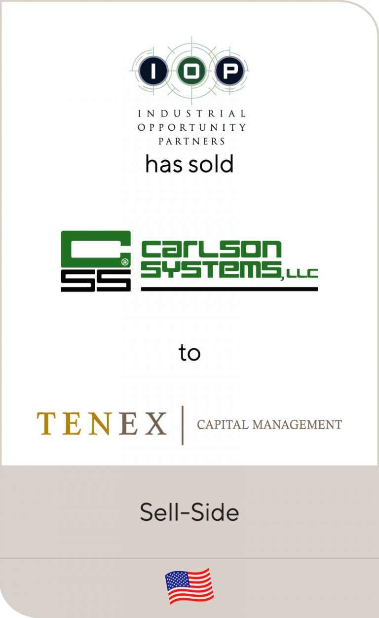 Industrial Opportunity Partners has sold Carlson Systems Holdings to ...