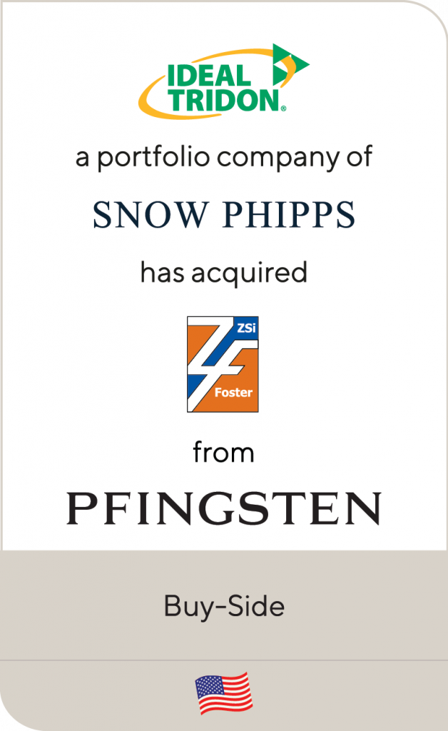 Ideal-Tridon, a portfolio company of Snow Phipps Group, has acquired ...