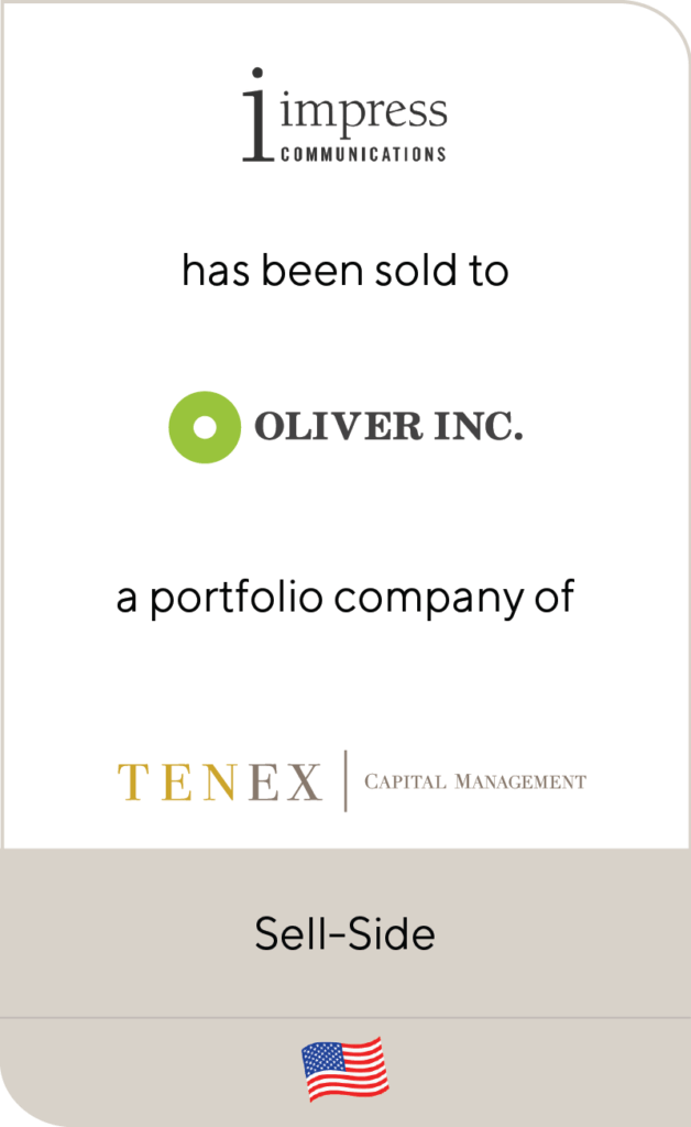Impress Communications has been sold to Oliver Inc., a portfolio ...