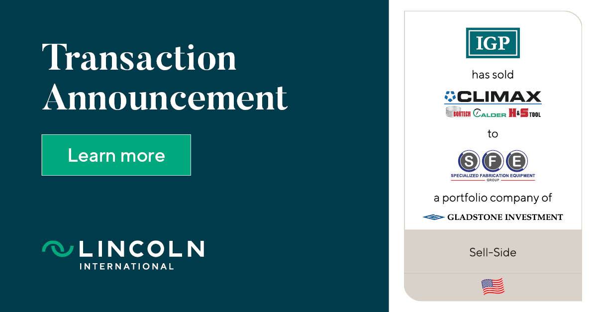 Industrial Growth Partners has sold CLIMAX to Specialized Fabrication ...