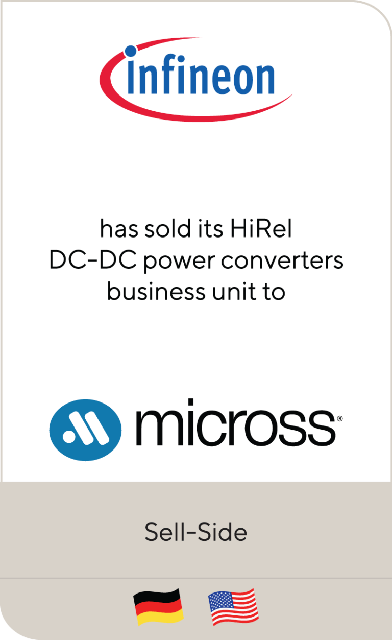 Infineon Technologies completes sale of HiRel DC-DC converter business ...