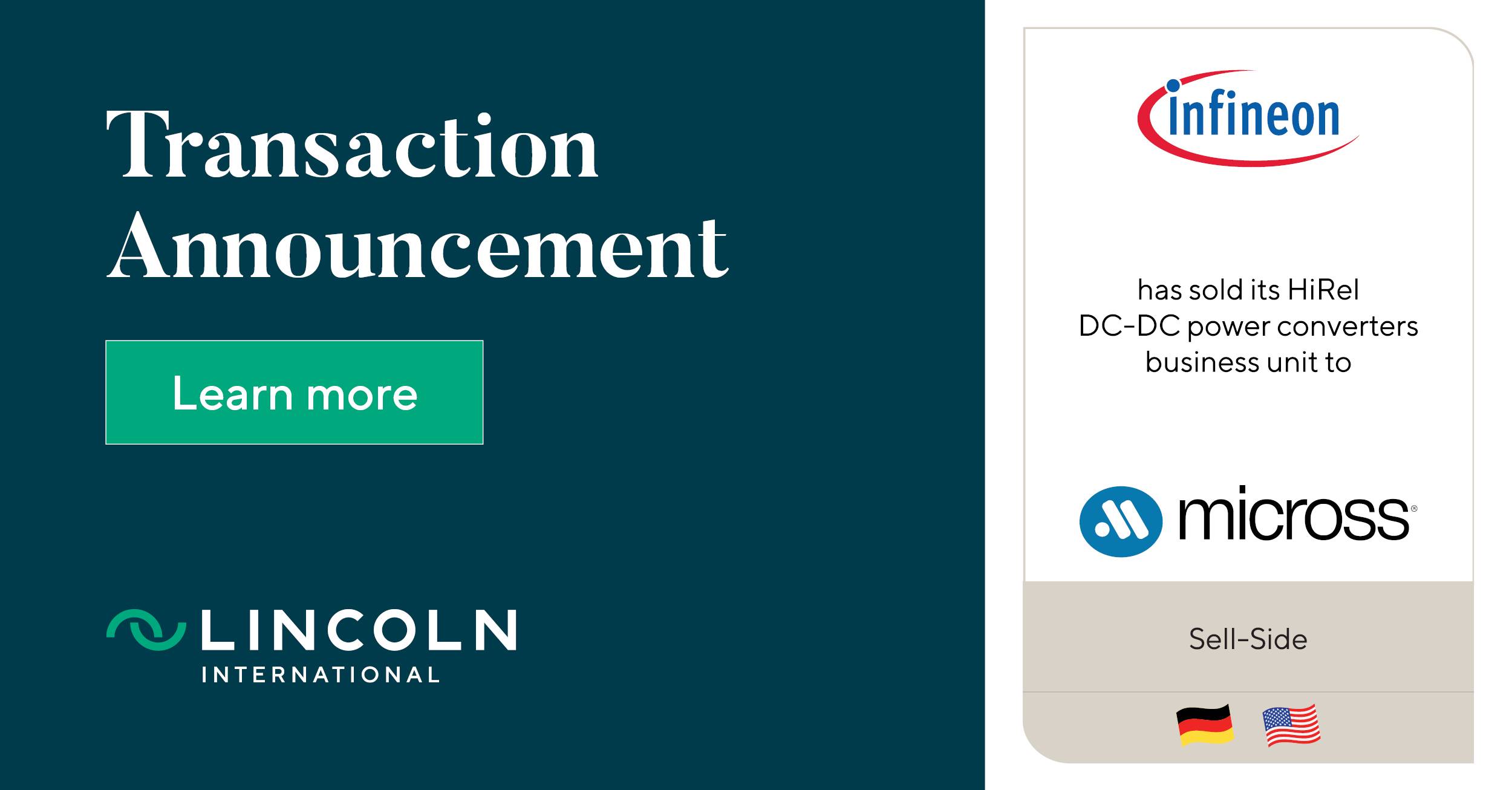 Infineon Technologies completes sale of HiRel DC-DC converter business ...