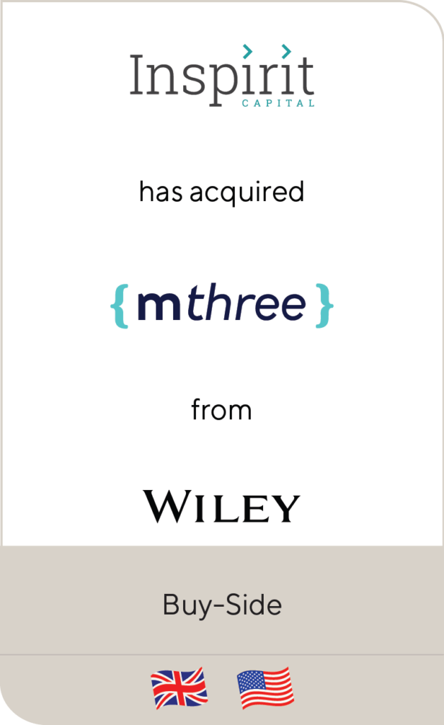 Inspirit Capital has acquired mthree from Wiley Edge - Lincoln ...