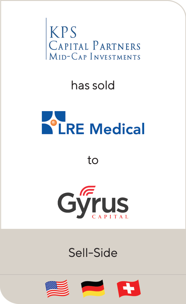 KPS Capital Partners has sold LRE Medical to Gyrus Capital - Lincoln ...