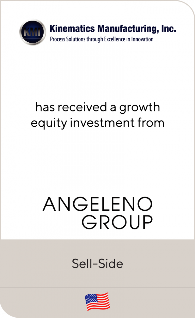 Kinematics Manufacturing received a growth equity investment by ...